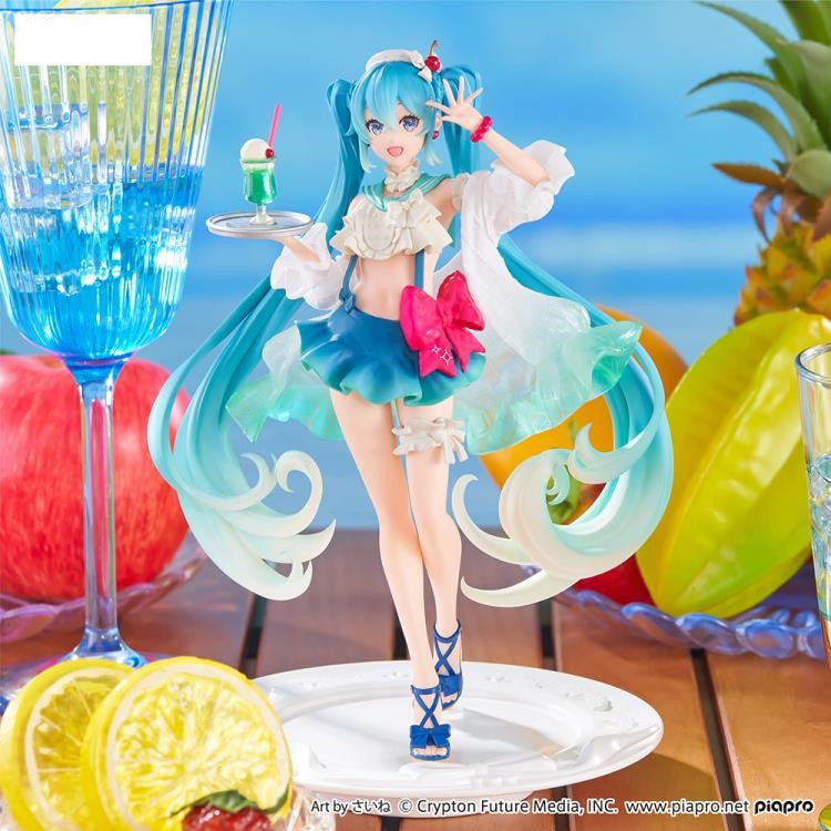 Hatsune Miku PVC Statue Hatsune Miku SweetSweets Series Melon Soda Flo ...